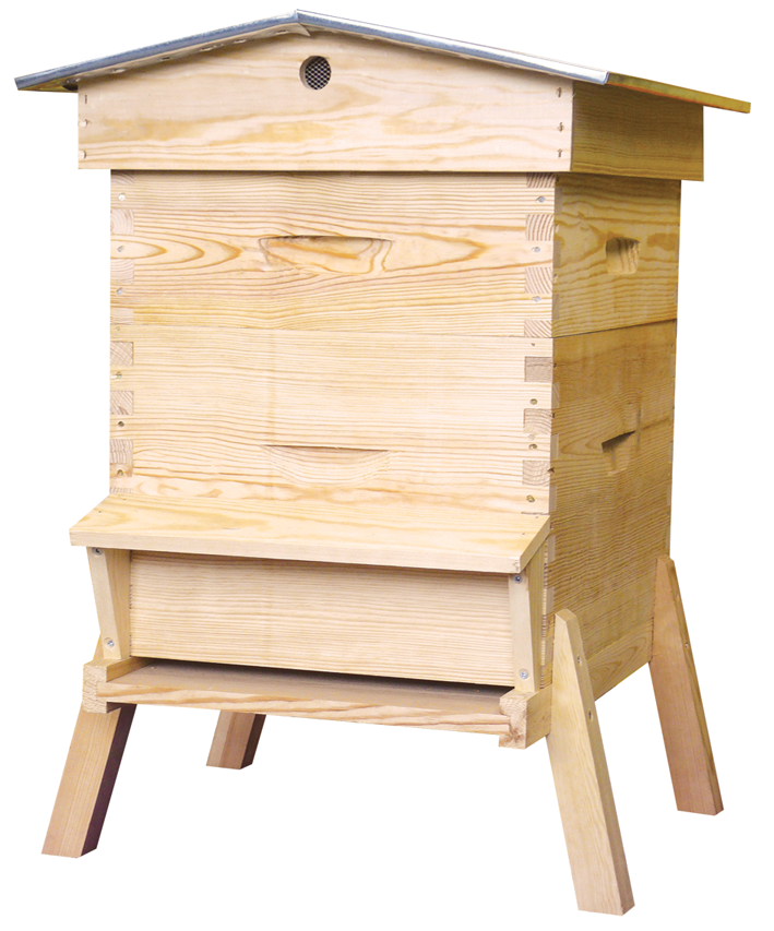 Pack Ruche Dadant 10 NatureCo – modèle Montagne Aérée + hausse & cadres ...