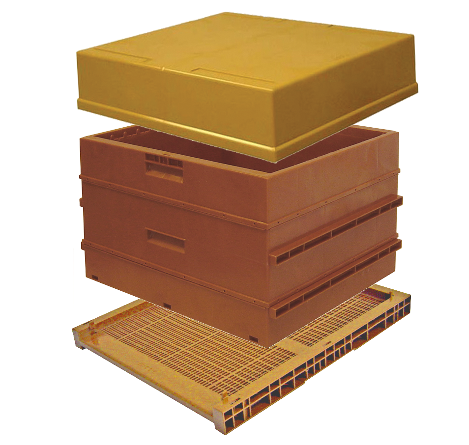 Ruche Dadant 10 NICOTPLAST BASIS en plastique 11F50 - Naturapi