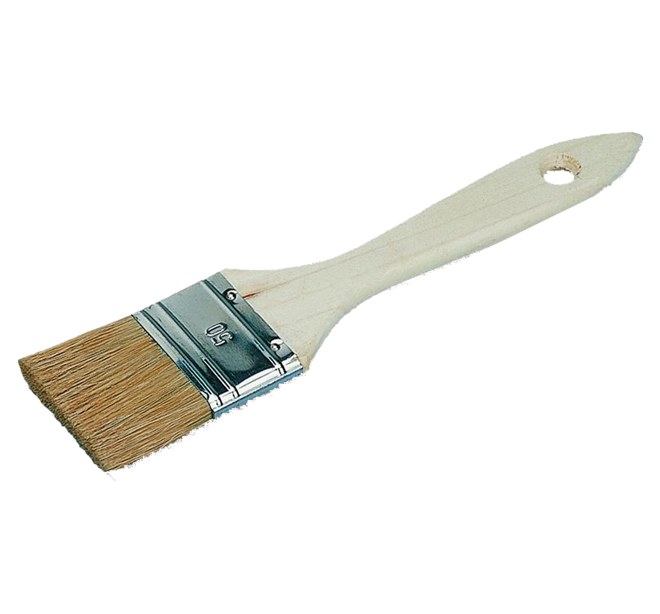 Ce pinceau à brosse plate est idéal pour peindre les petites surfaces ...