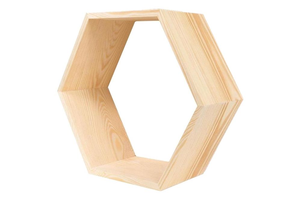 Étagère en Bois en Forme d'Alvéole – Design Original et Moderne - Naturapi